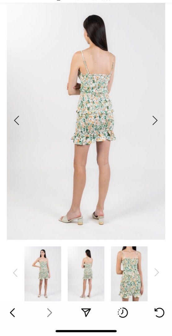 EMORI DRESS IN GREEN FLORAL, Women's Fashion, Dresses & Sets, Dresses ...