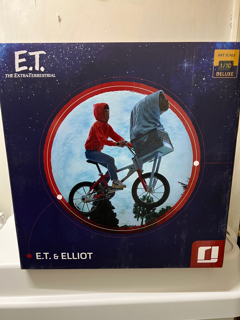 E.T. the Extra-Terrestrial E.T. & Elliot Deluxe 1/10 Art Scale Limited Edition Statue, 興趣及遊戲, 玩具 ...