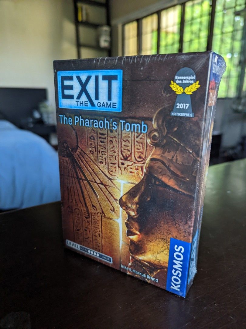Exit: The Pharaoh's Tomb Board Game / Mystery Game, Hobbies & Toys ...