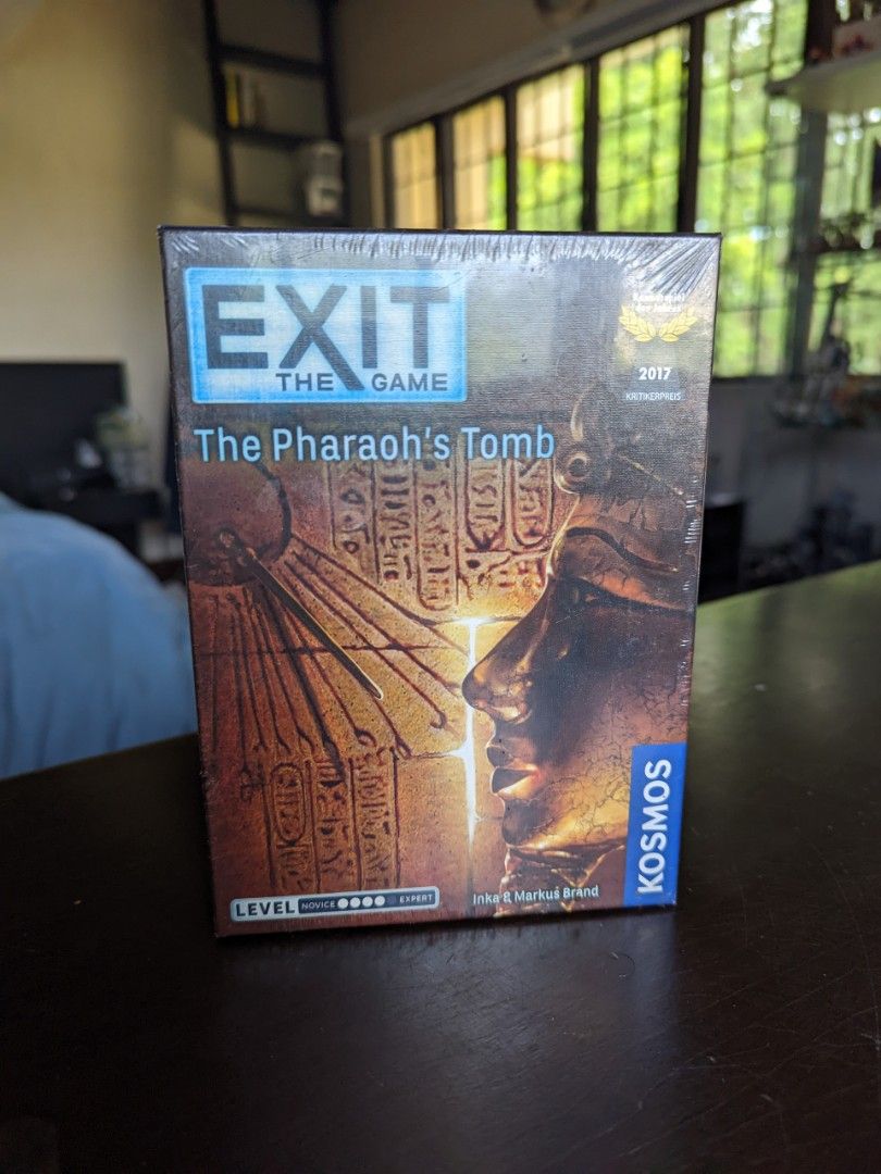 Exit: The Pharaoh's Tomb Board Game / Mystery Game, Hobbies & Toys ...