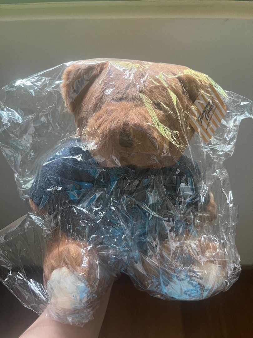 Famous Amos Teddy bear, Hobbies & Toys, Toys & Games on Carousell