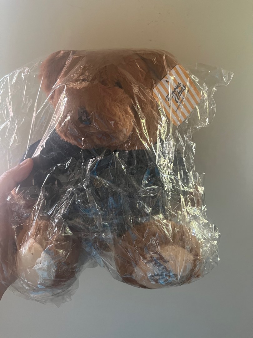 Famous Amos Teddy bear, Hobbies & Toys, Toys & Games on Carousell
