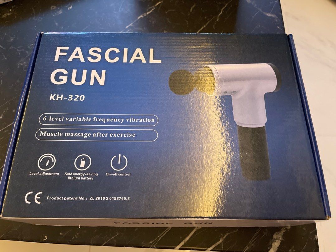 Fascial Gun KH-320, Health & Nutrition, Massage Devices on Carousell