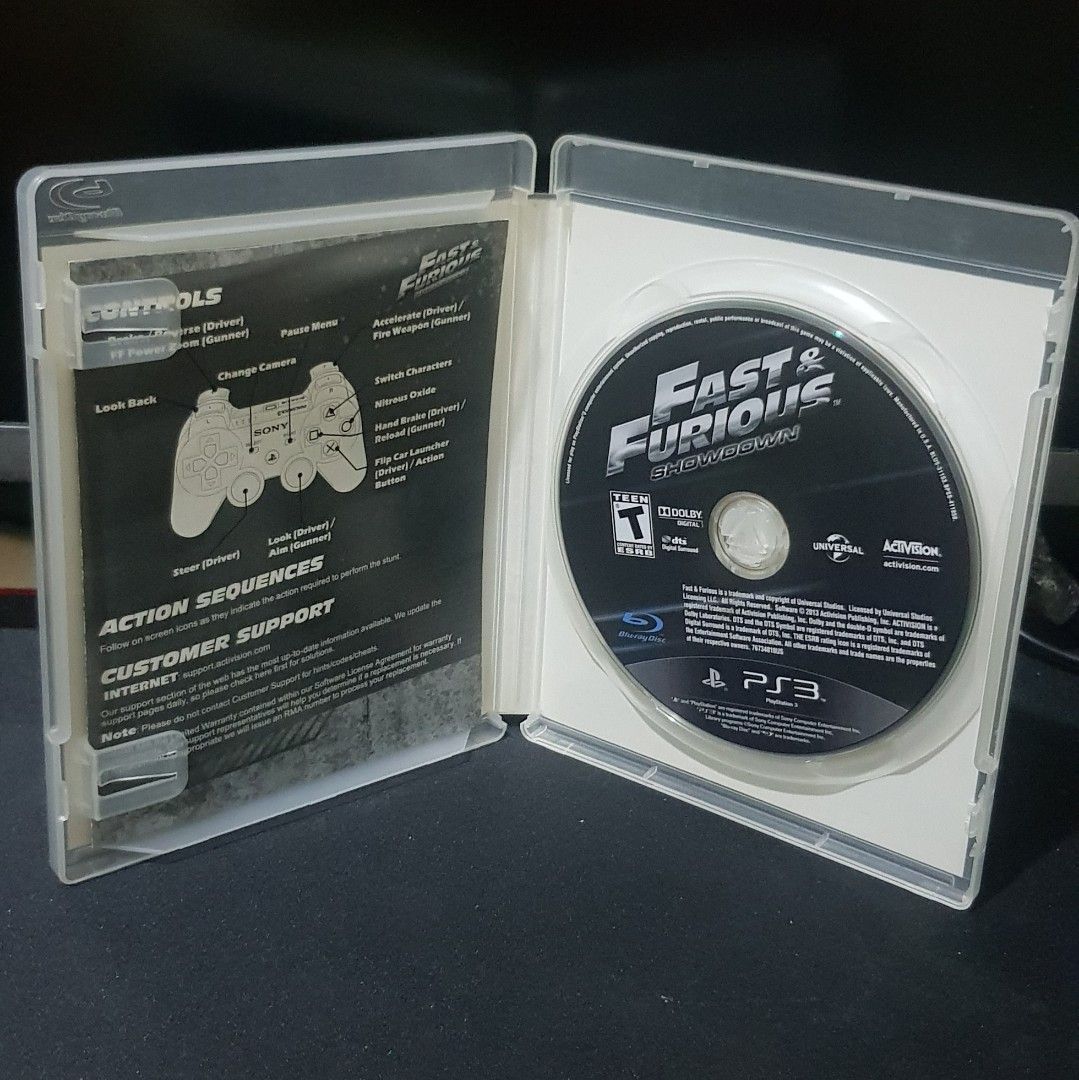 Fast and the Furious Showdown R1 PS3, Video Gaming, Video Games ...