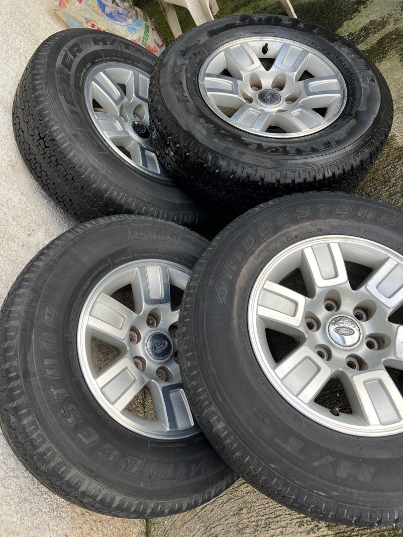 Ford Everest Gen 2 Stock Mags with tires, Car Parts & Accessories, Mags ...