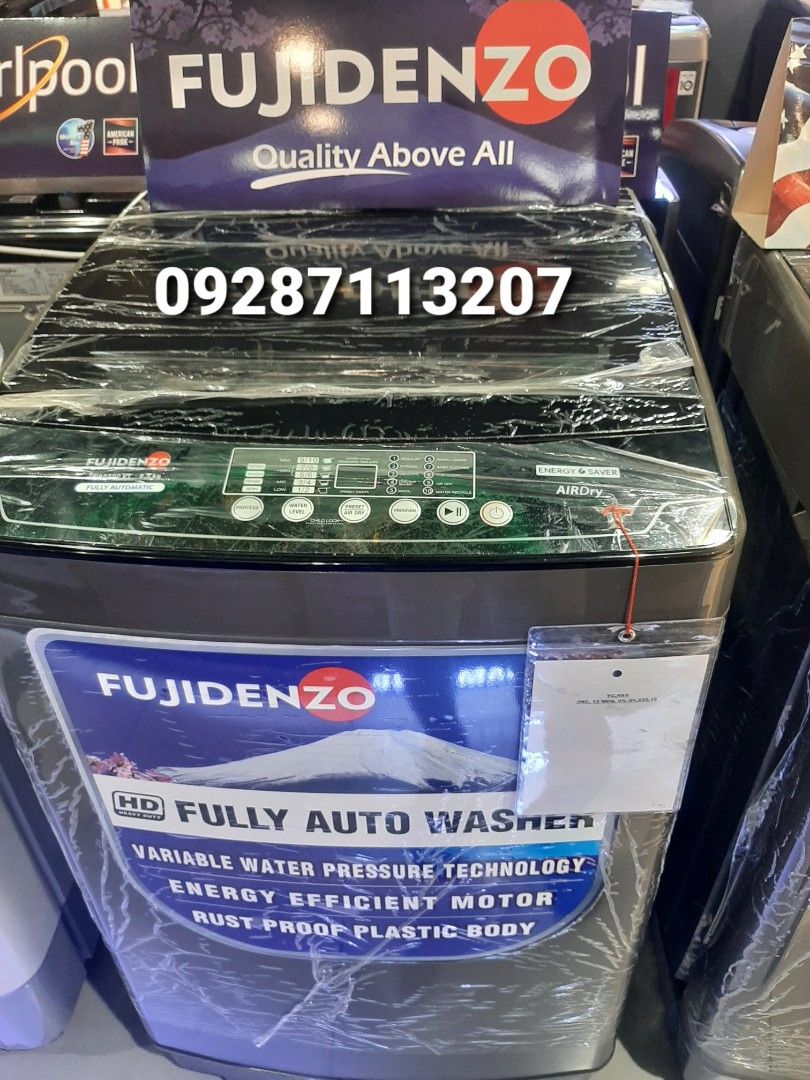 FUJIDENZO FULLY AUTOMATIC WASHING MACHINE, TV & Home Appliances ...