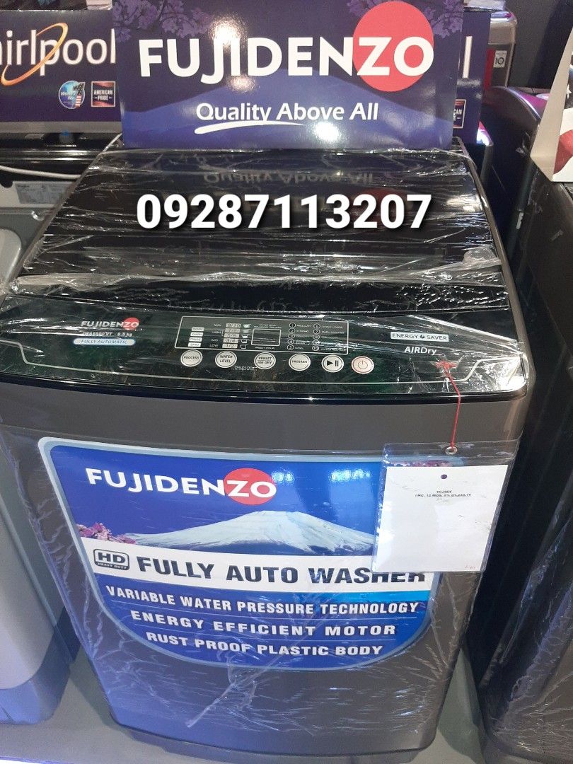 FUJIDENZO FULLY AUTOMATIC WASHING MACHINE, TV & Home Appliances ...