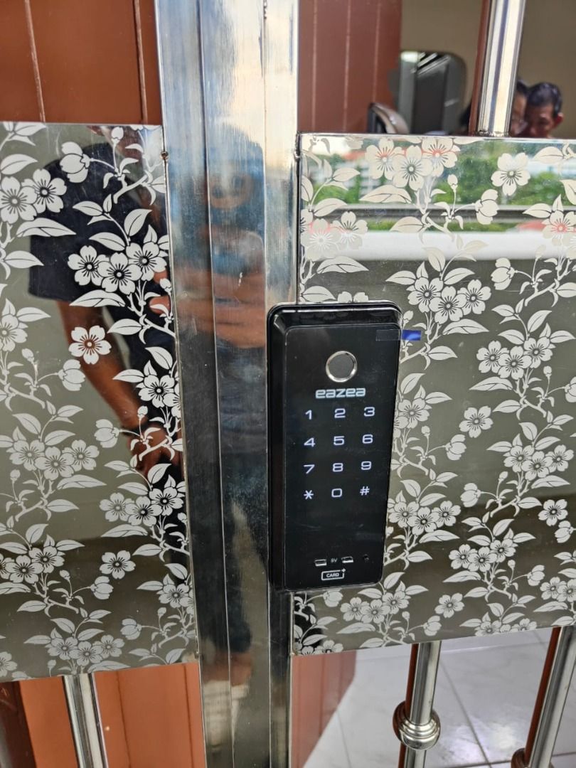[Gate Lock] EAZEA Duo-G Digital Gate Lock | 4 IN 1 | Pin Code, RFID ...