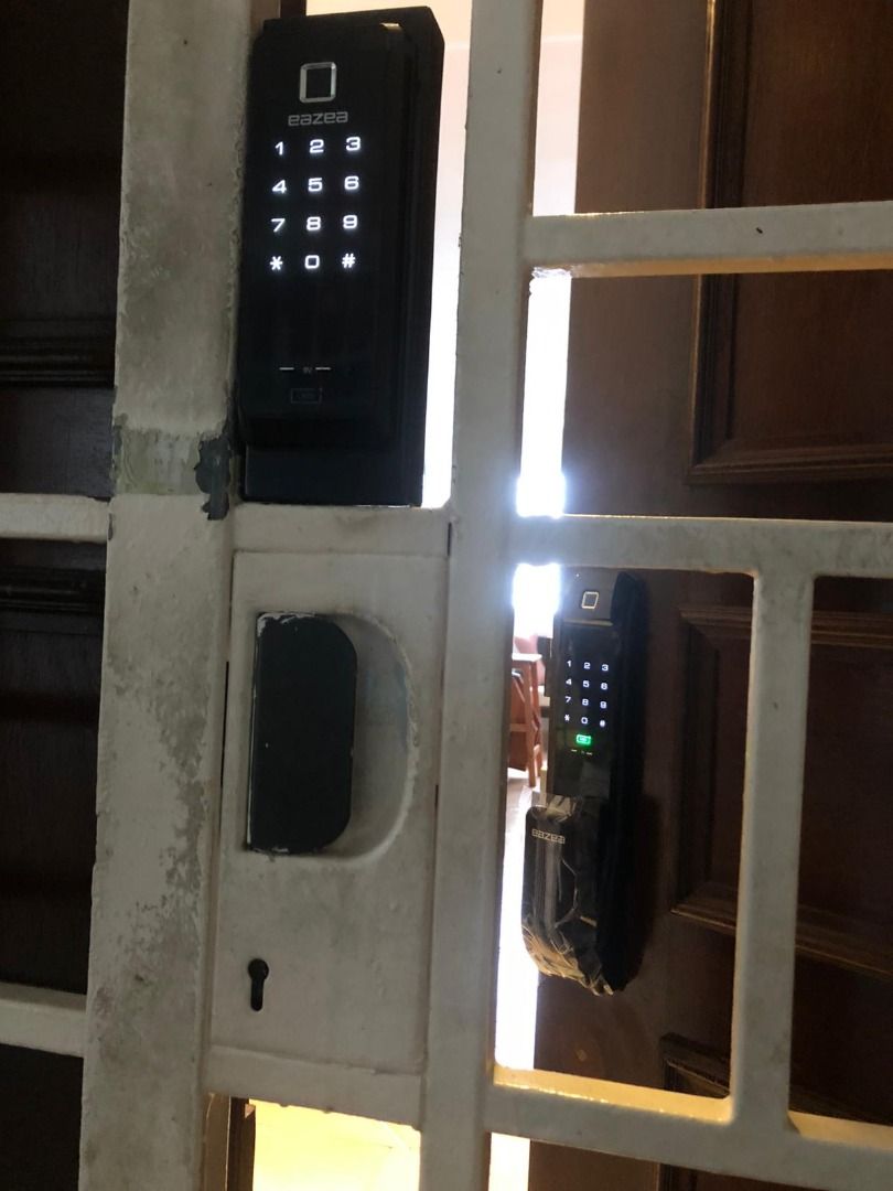 [Gate Lock] EAZEA Duo-G Digital Gate Lock | 4 IN 1 | Pin Code, RFID ...