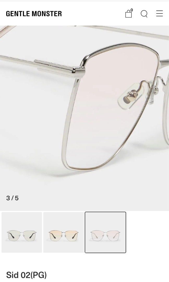 Gentle Monster Sid-02(PG), Women's Fashion, Watches & Accessories, Sunglasses & Eyewear on Carousell