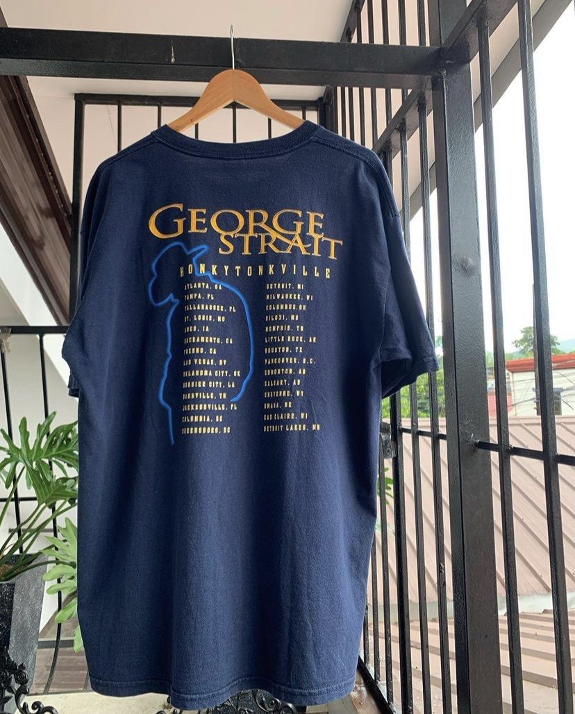 George Strait Tour Shirt, Men's Fashion, Tops & Sets, Tshirts & Polo ...