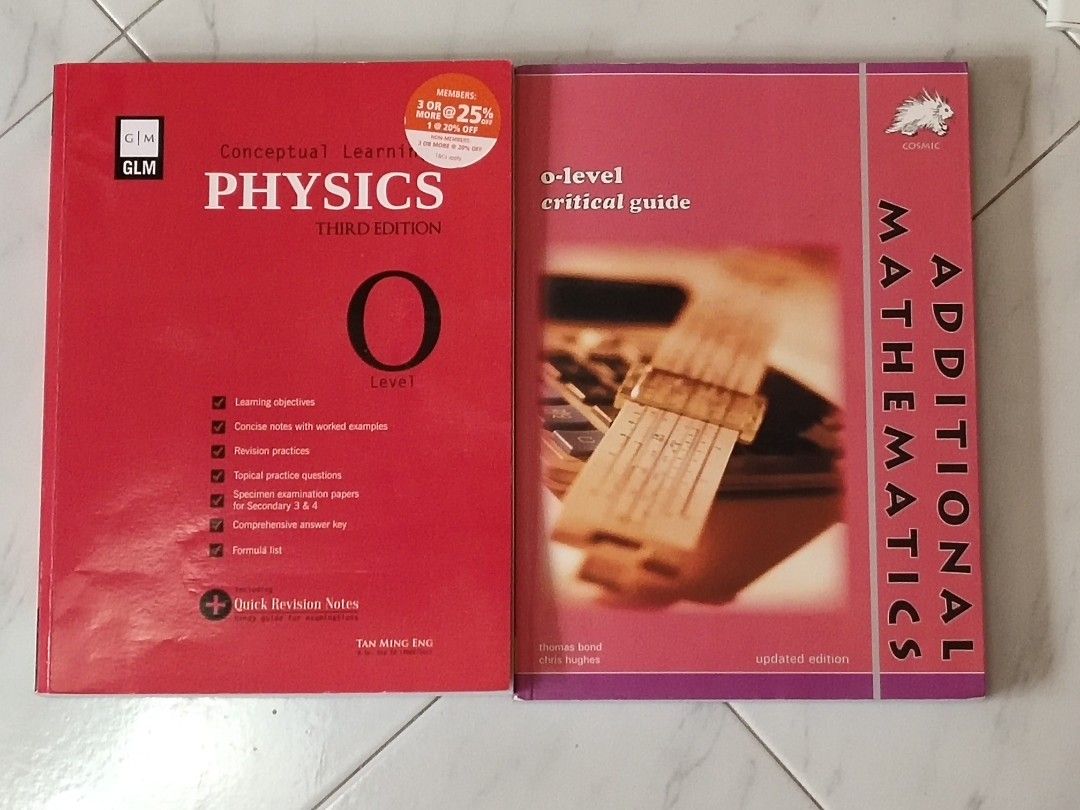 GLM Physics Conceptual Learning / COSMIC AMaths Critical O Level Guide ...