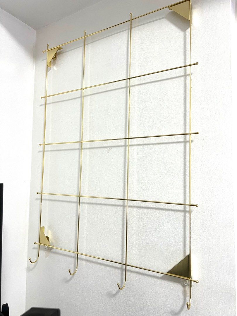 Gold Grid Memo Board, Furniture & Home Living, Home Decor, Other Home ...