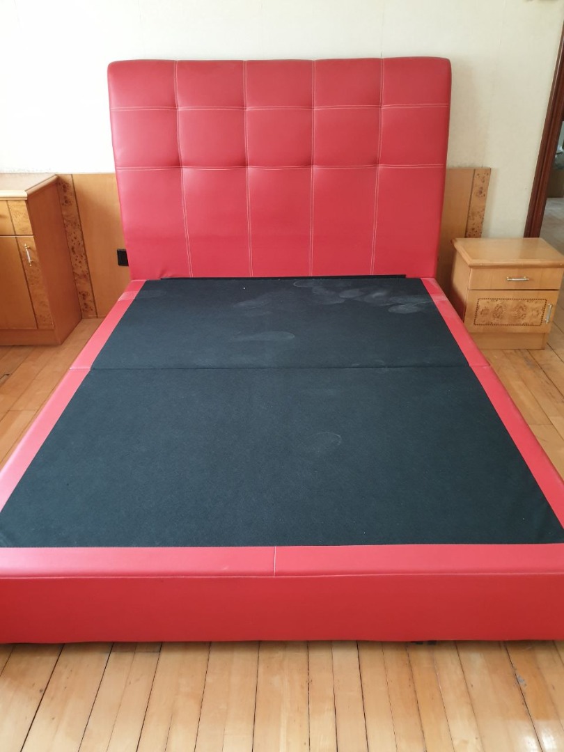 Goodnite Red Bed frame Mattress , Furniture & Home Living, Furniture ...
