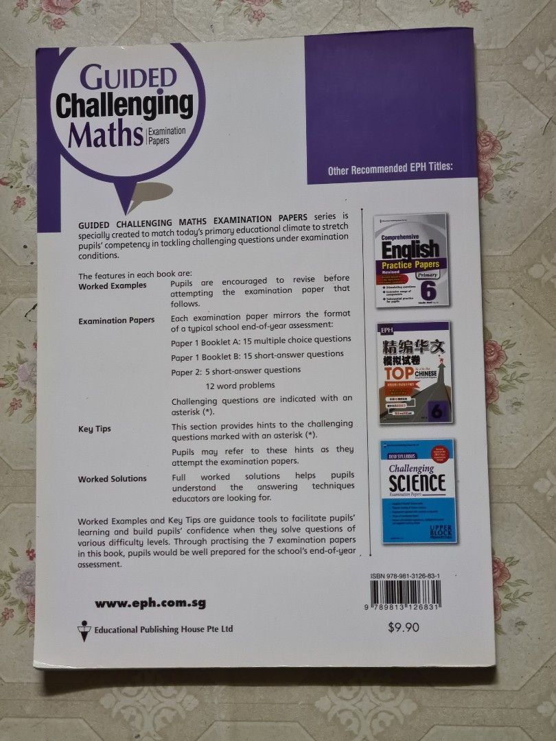 Guided Challenging Maths Exam Papers P6, Hobbies & Toys, Books ...