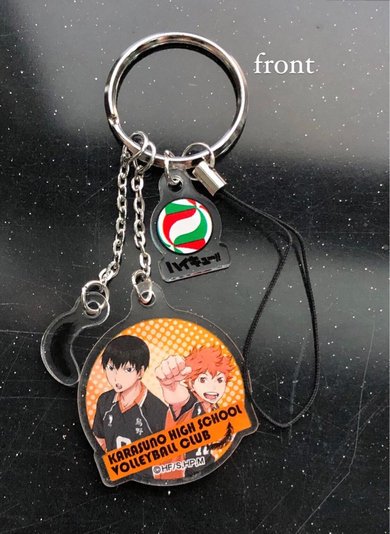haikyuu keychain (kageyama and hinata), Hobbies & Toys, Memorabilia ...