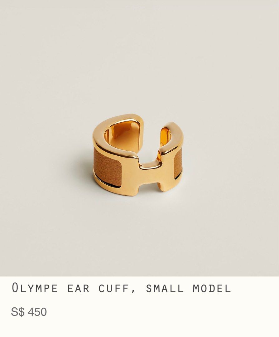 Hermes Olympe ear cuff, small model, Luxury, Accessories on Carousell