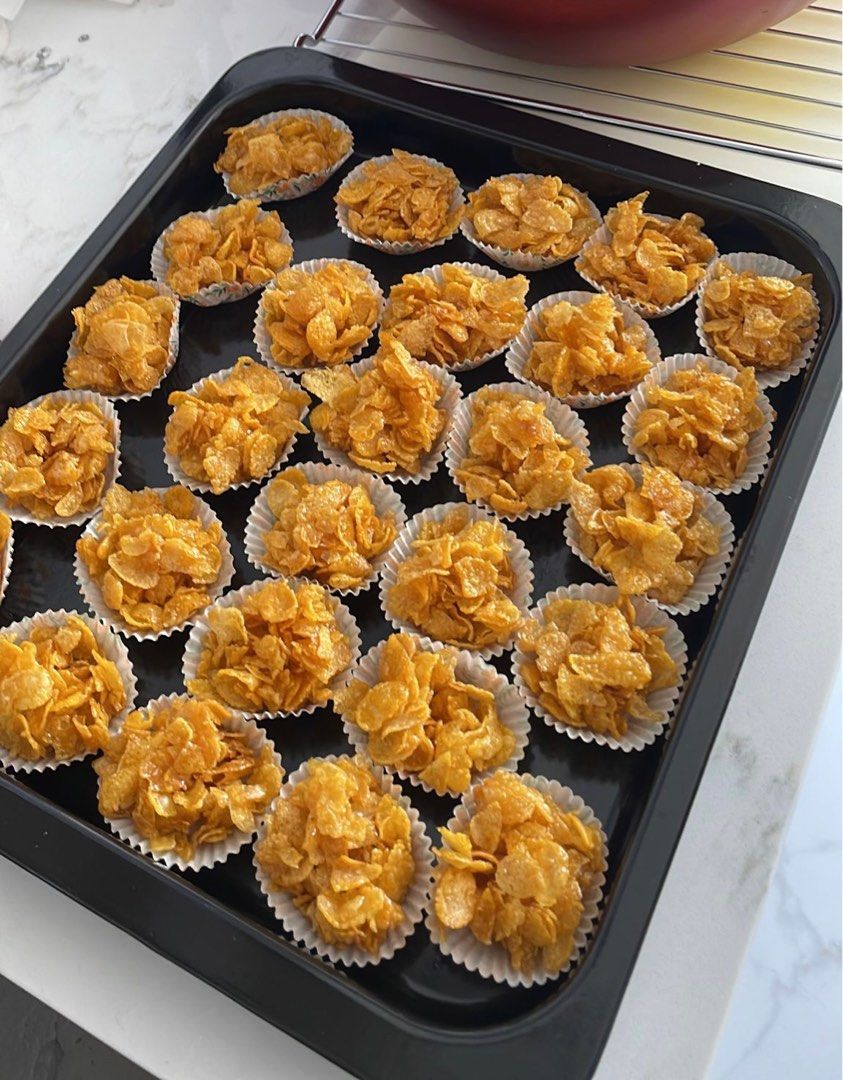 Honey Cornflakes Made with Raw Honey, Food & Drinks, Homemade Bakes on ...