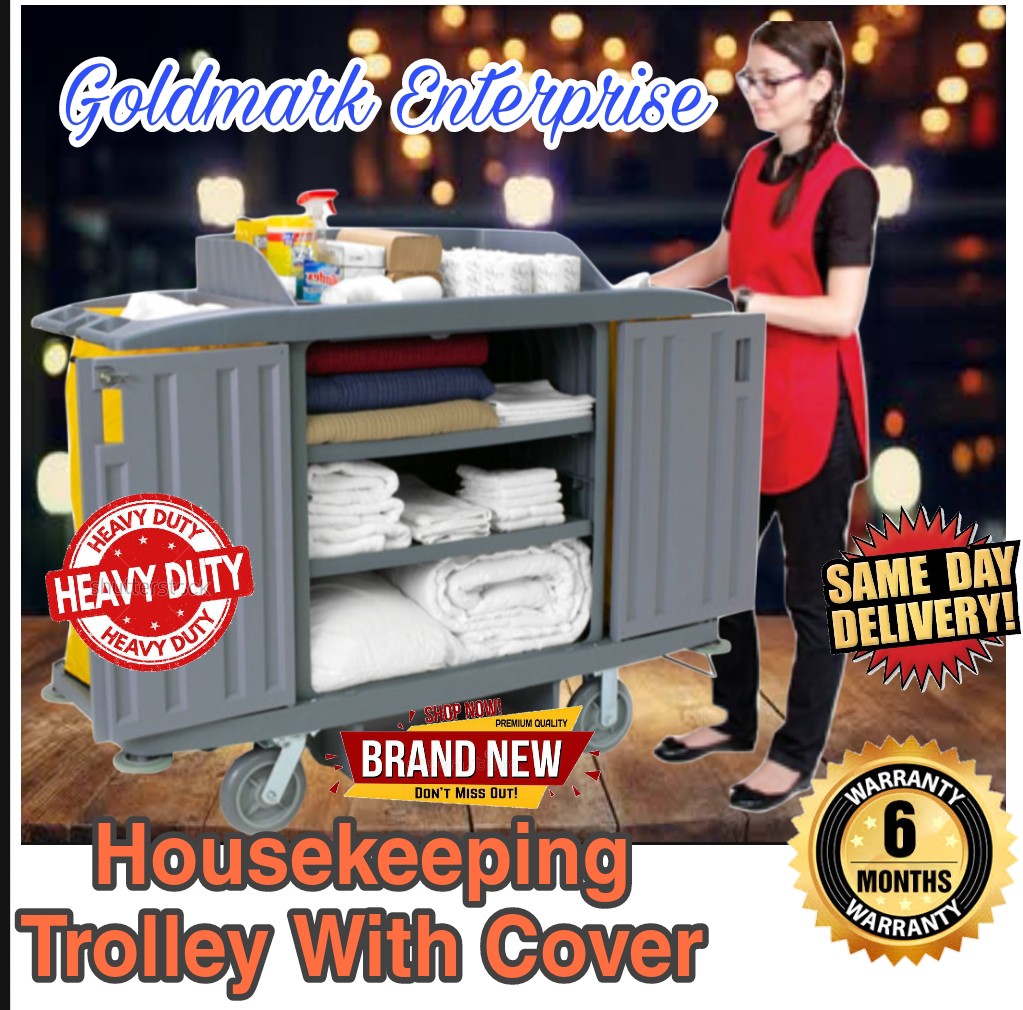 Hotel HouseKeeping Cart Trolley, Furniture & Home Living, Cleaning ...