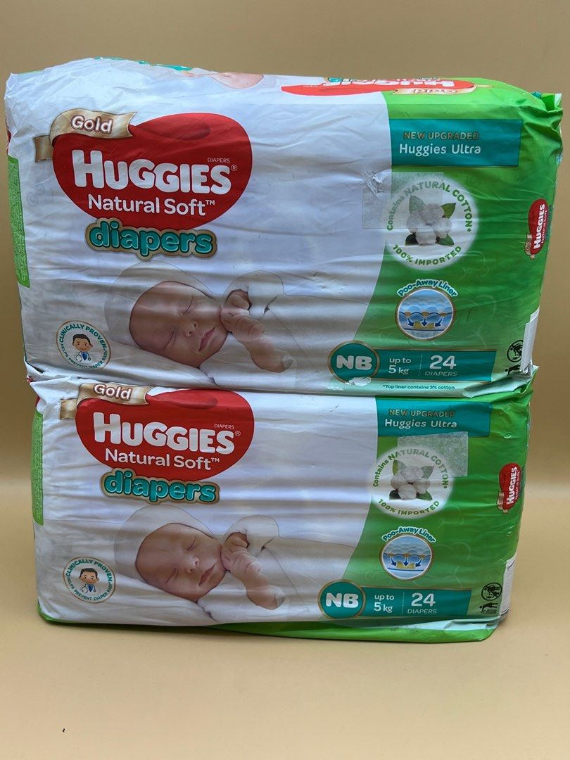 Huggies NB Diapers 24pcs SET - FIXED PRICE, Babies & Kids, Bathing ...