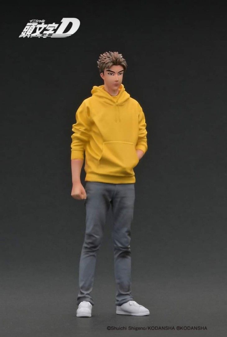 現貨 IG IGNITION MODEL 1:18 IG2873 INITIAL D Mazda RX-7 (FD3S) Yellow With Keisuke Takahashi 頭文字D ...