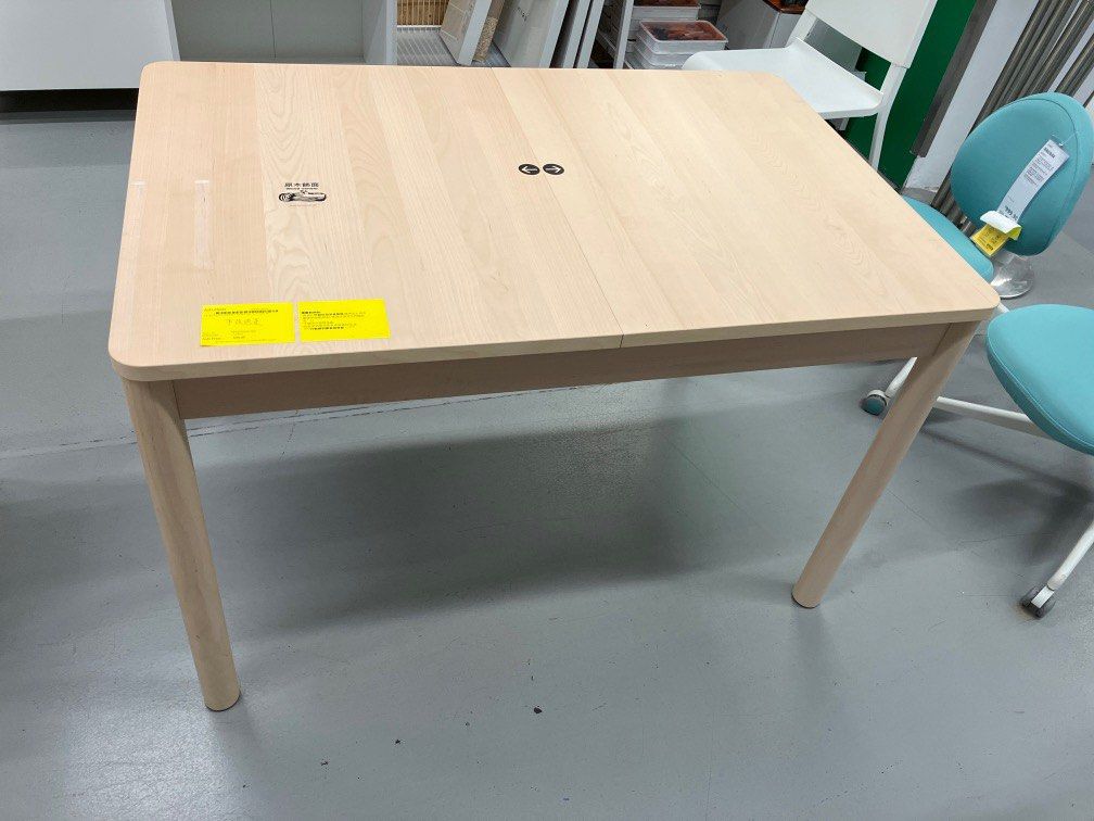 IKEA RONNINGE 伸延餐檯 Extendable table, 傢俬＆家居, 傢俬, 桌子 - Carousell