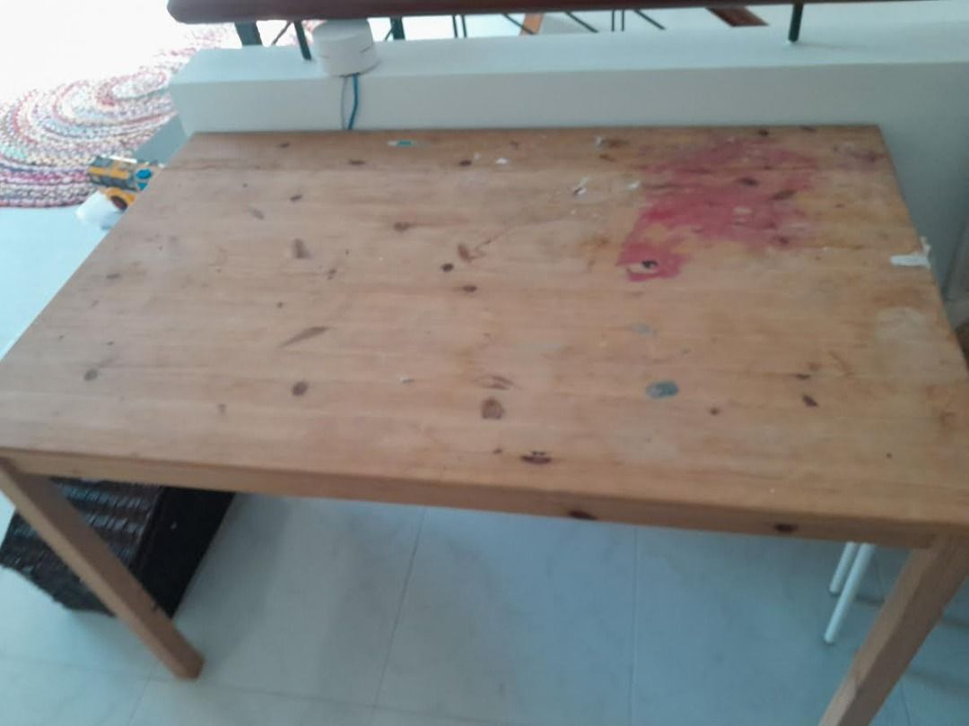 IKEA Solid wood Art/Building table., Furniture & Home Living, Furniture ...