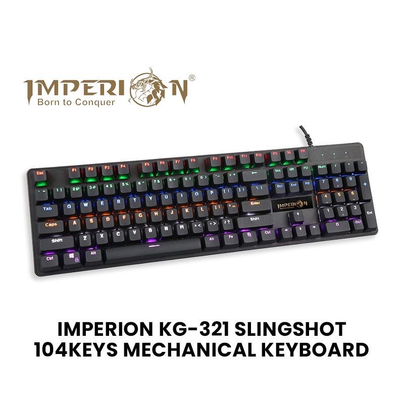 IMPERION KG-321 SLINGSHOT 104KEYS MECHANICAL KEYBOARD, Computers & Tech ...