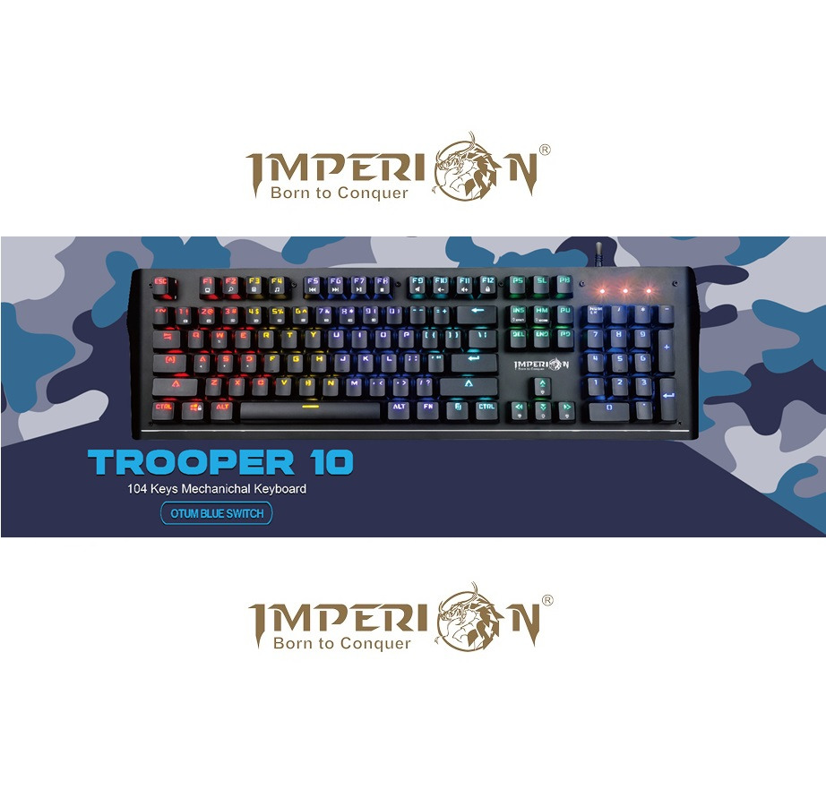 Imperion Trooper 10 RGB 104 Keys Mechanical Keyboard, Computers & Tech ...