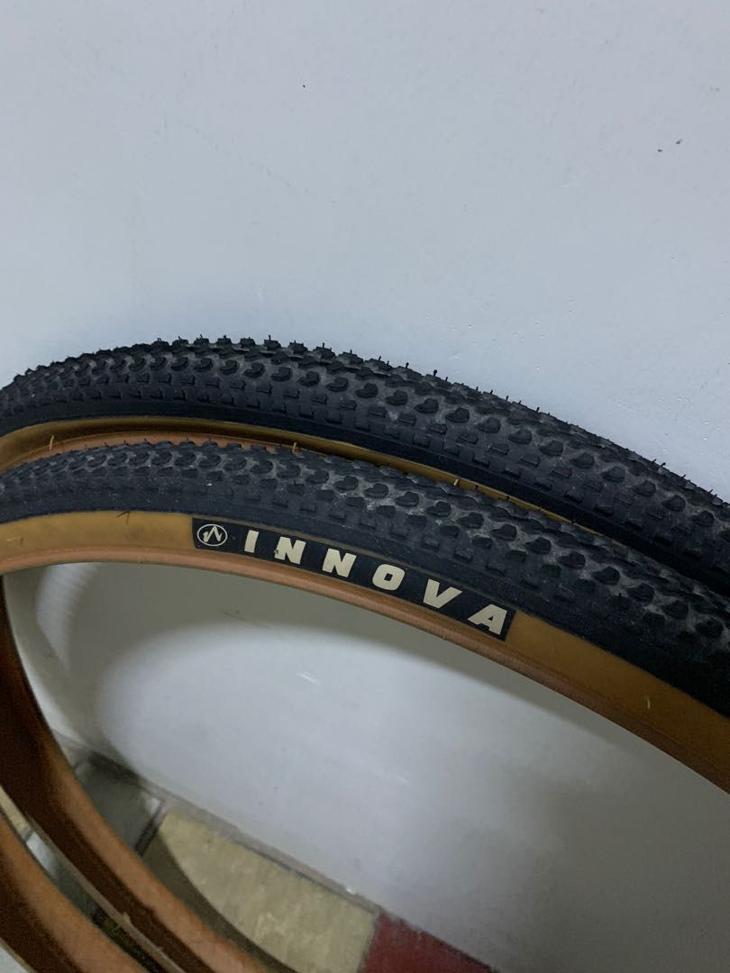 Innova 700x40c gravel tires (stock from Traction Grrit), Sports ...