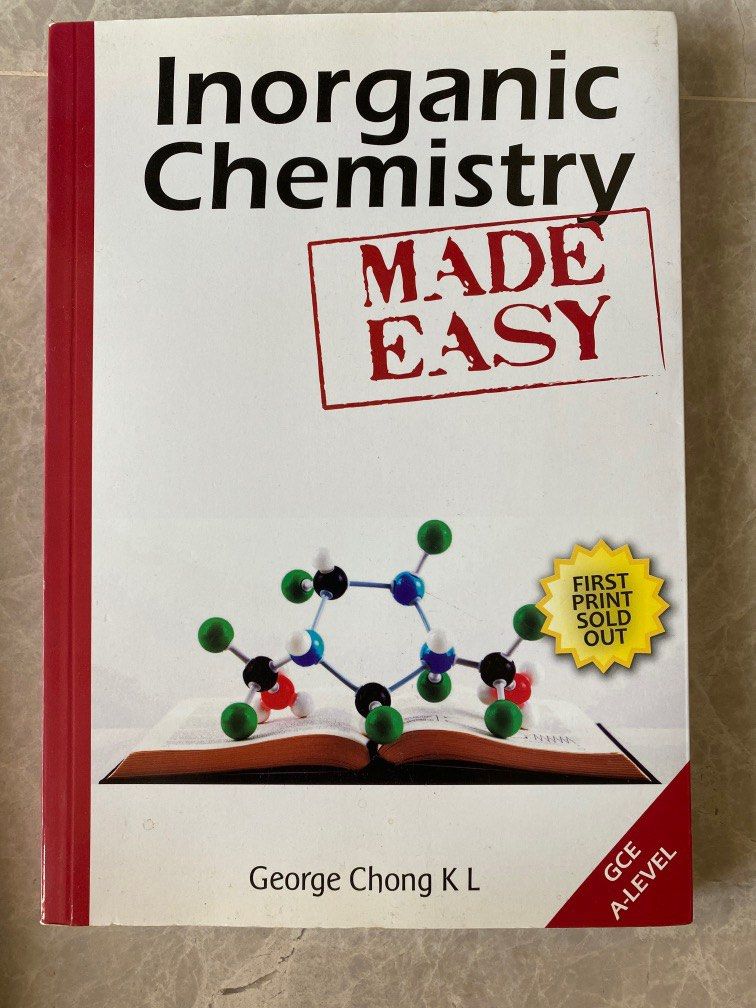 Inorganic chemistry Made easy - A level H1/H2 chemistry, Hobbies & Toys ...