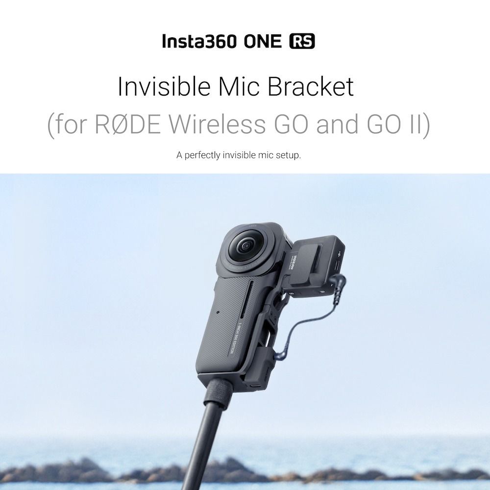 Insta360 Invisible Mic Bracket Holder for ONE RS 1-inch 360 Camera ...