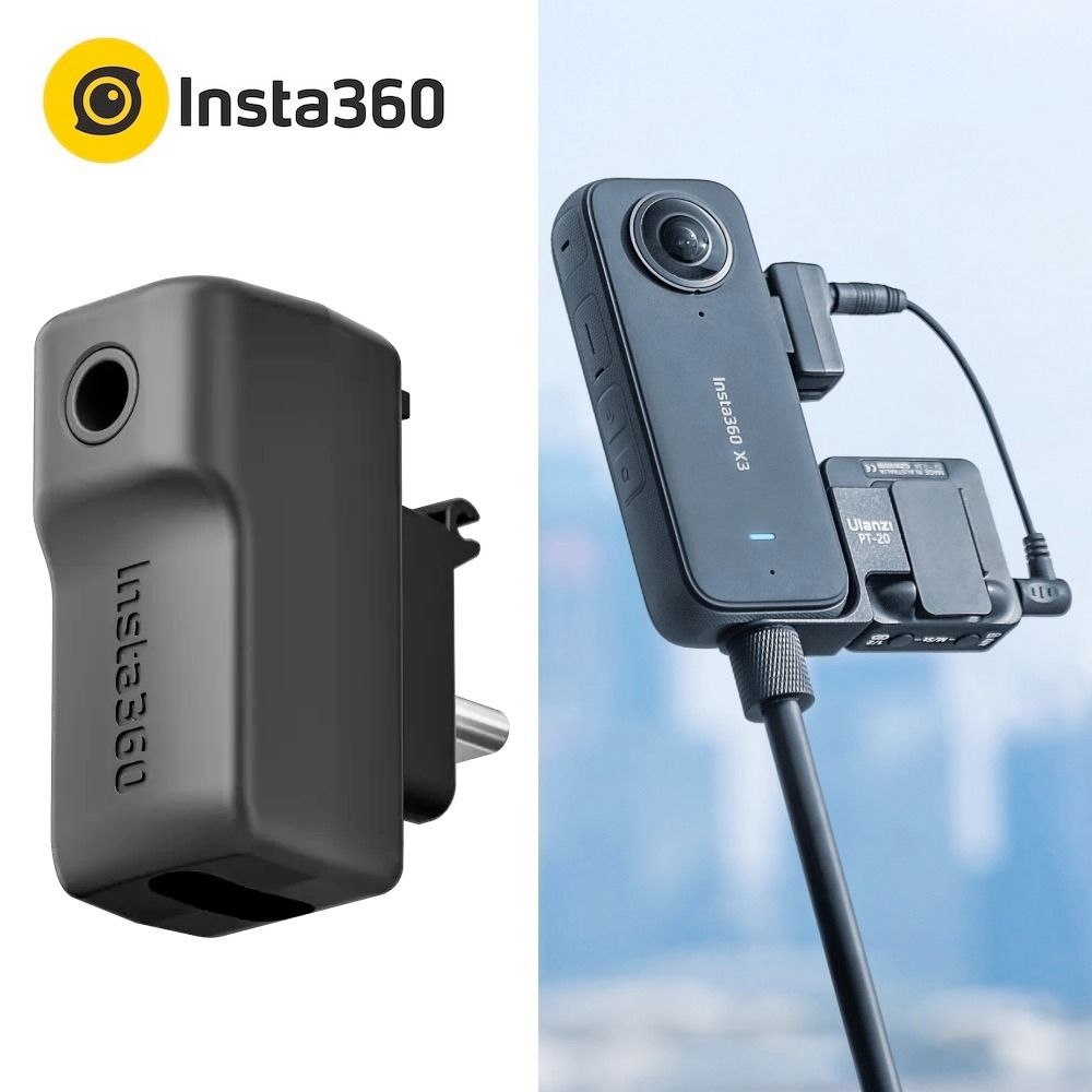 Insta360 Microphone Mic Adapter for ONE X3 360 Camera, Audio, Other ...