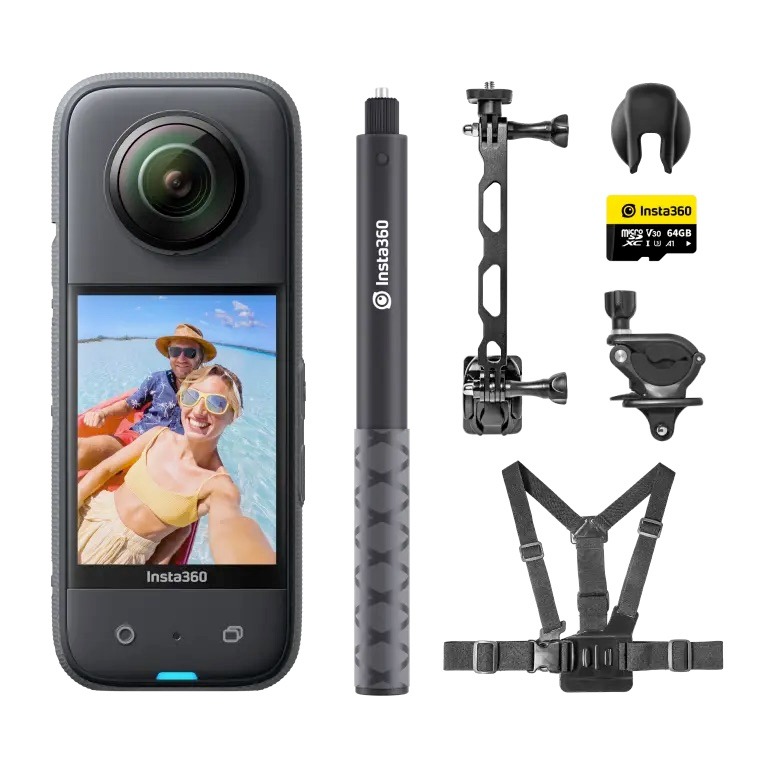 Insta360 ONE X3 Motorcycle Bike Bundle Bullet Time Kit 360 Camera ...