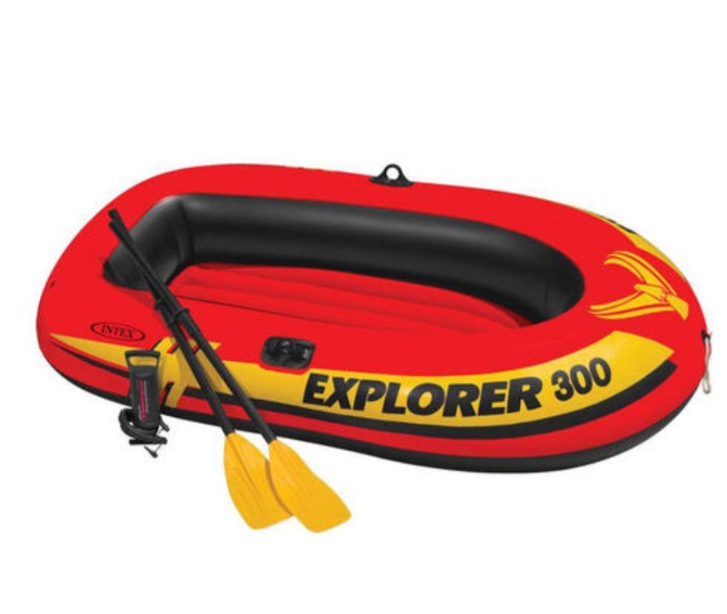 Intex Explorer 300 Boat Set, Sports Equipment, Sports & Games, Water ...