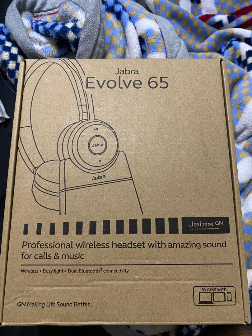 Jabra Evolve 65, Audio, Headphones & Headsets on Carousell
