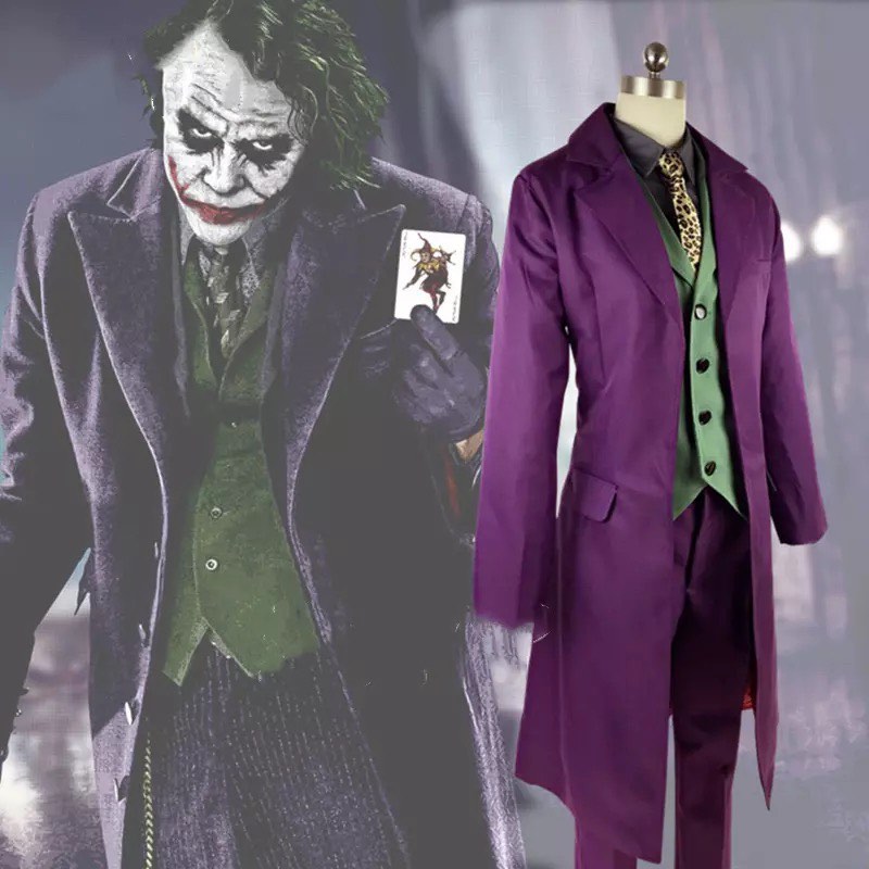Joker costume from Batman movie, Men's Fashion, Tops & Sets, Sets ...