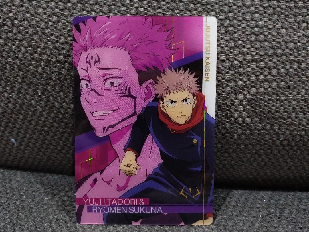 Jujutsu Kaisen Yuji Itadori & Ryomen Sukuna Wafer Card No.2-22 SP ...