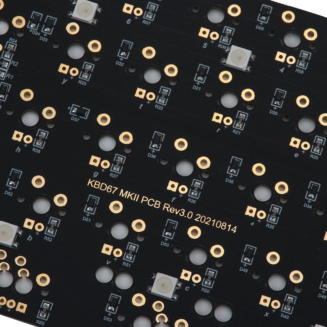 KBD67 MARK II V3 SOLDERABLE PCB for KBD67 lite, Computers & Tech, Parts ...