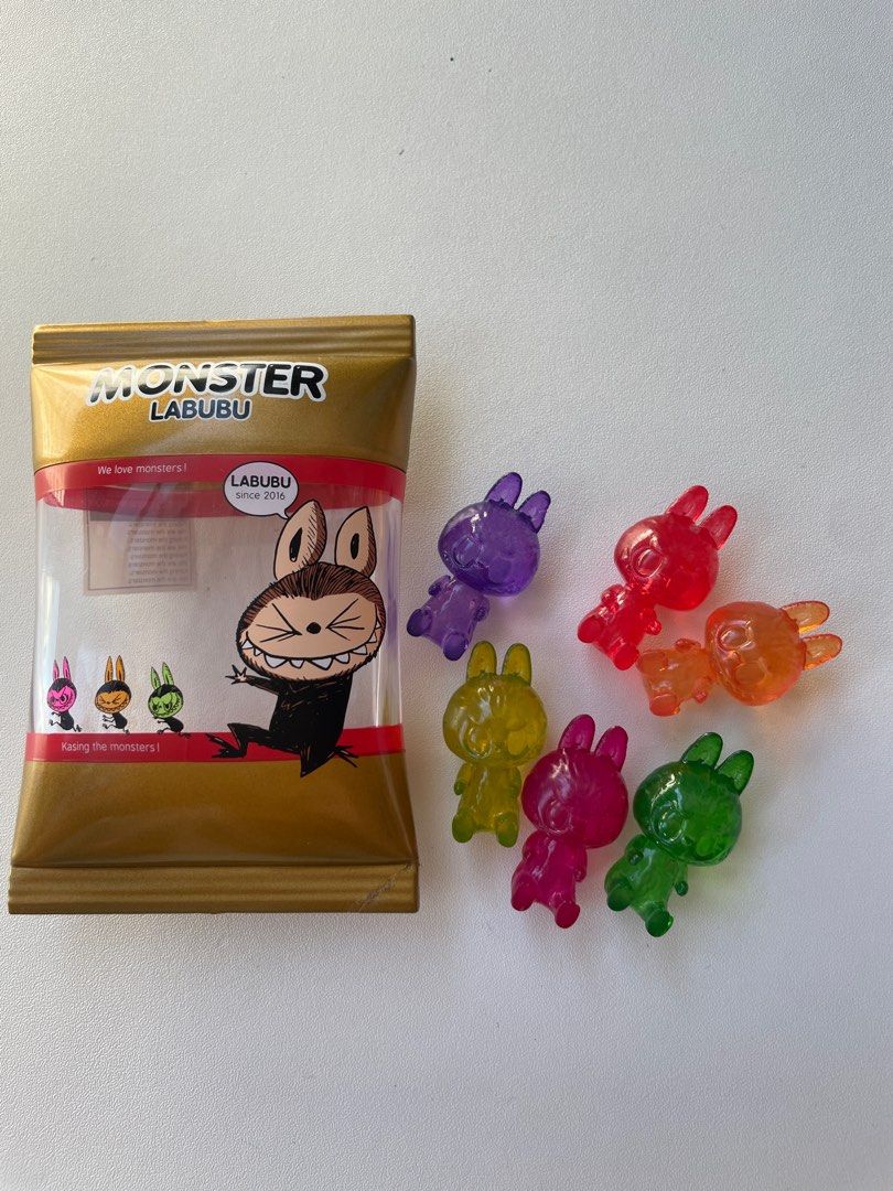 labubu gummy bear popmart, Hobbies & Toys, Toys & Games on Carousell