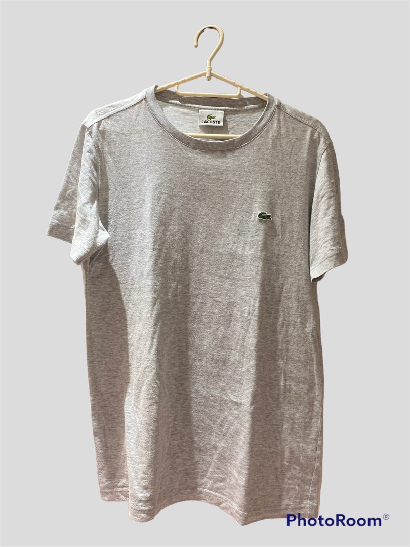 LACOSTE Essential Tee Small logo, Men's Fashion, Tops & Sets, Tshirts ...