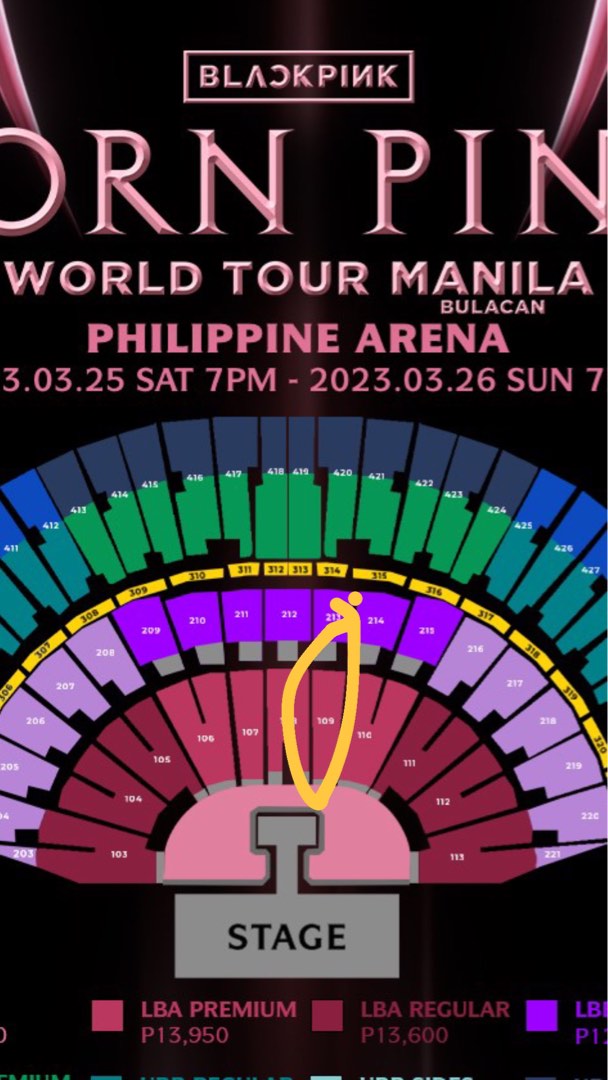 Born pink Blackpink LBA PREMIUM FOR 2, Tickets & Vouchers, Event ...