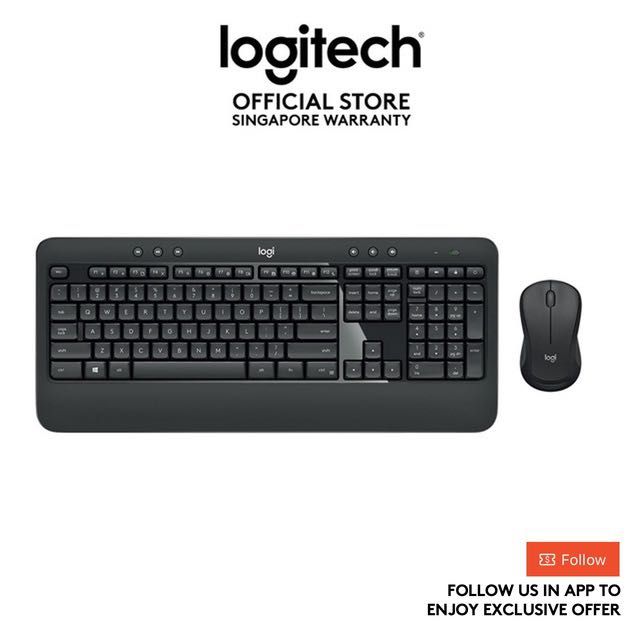 Logitech MK540 Wireless Keyboard Set w Mouse, Computers & Tech, Parts ...