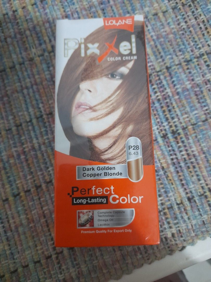 Lolane Pixel Color Cream P28 Dark Golden Copper Blonde, Beauty ...