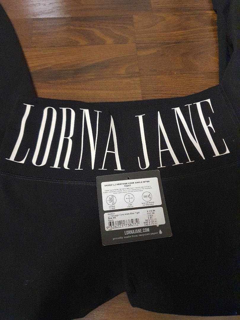 Lorna Jane Heritage core ankle biter size XS, Women's Fashion ...