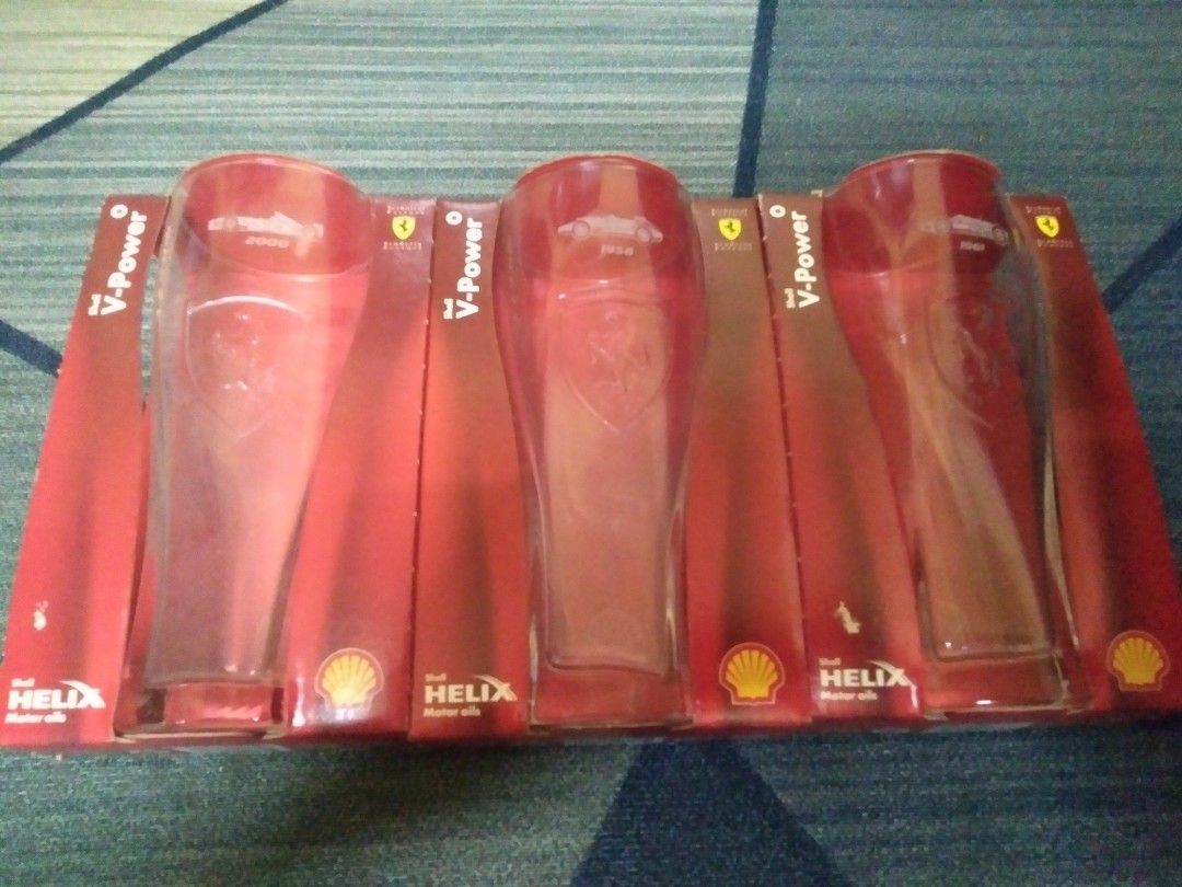 Lot Shell Helix Ferrari Glass, Hobbies & Toys, Collectibles ...