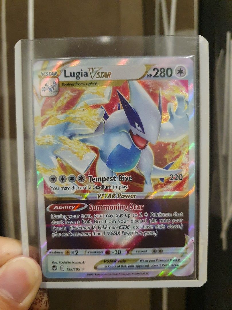 Lugia V Star, Hobbies & Toys, Toys & Games on Carousell