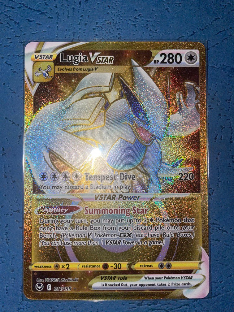 Lugia Vstar Secret Rare Silver tempest, Hobbies & Toys, Toys & Games on ...