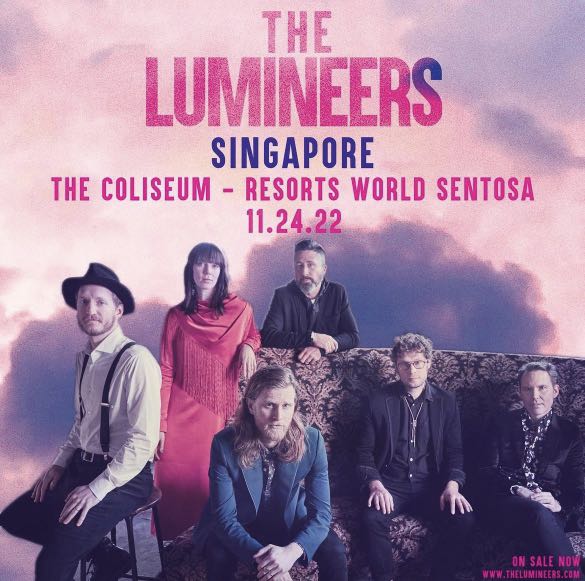 Lumineers concert ticket singapore, Tickets & Vouchers, Event Tickets ...