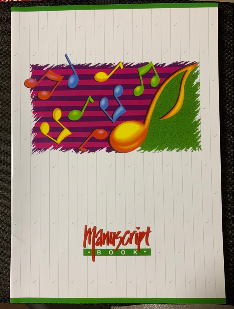 Manuscript book, Hobbies & Toys, Music & Media, Music Accessories on ...